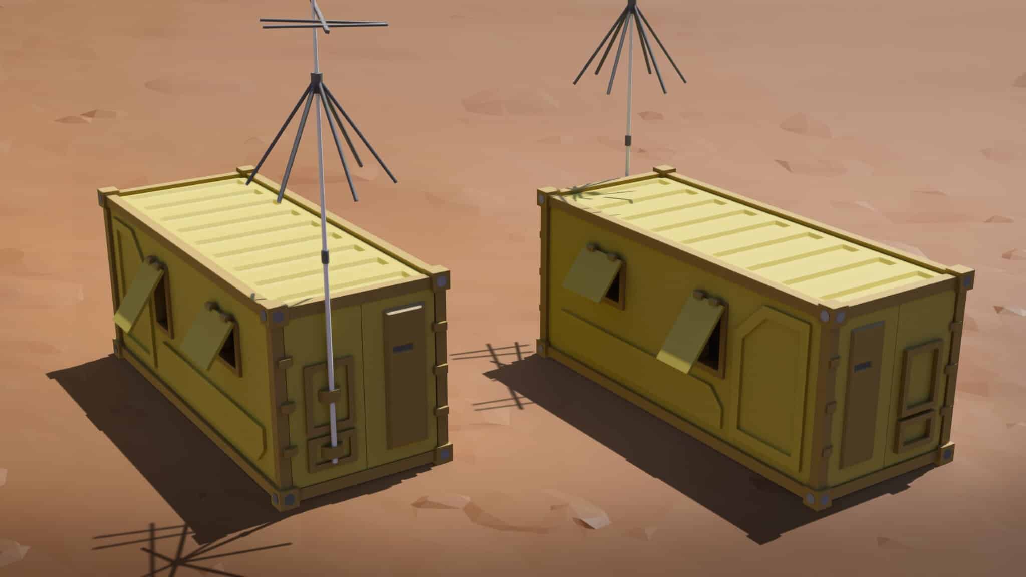 Military FREE - Low-Poly 3D Models Pack - ITHappy Studios