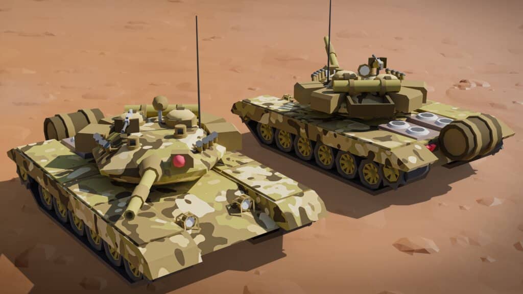 Military FREE - Low-Poly 3D Models Pack - ITHappy Studios