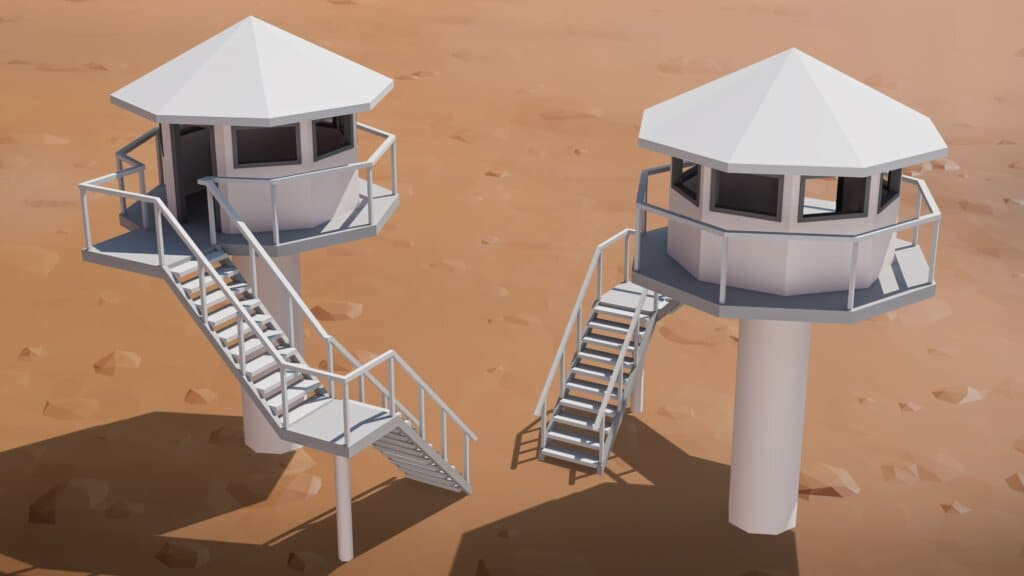 Military FREE - Low-Poly 3D Models Pack - ITHappy Studios