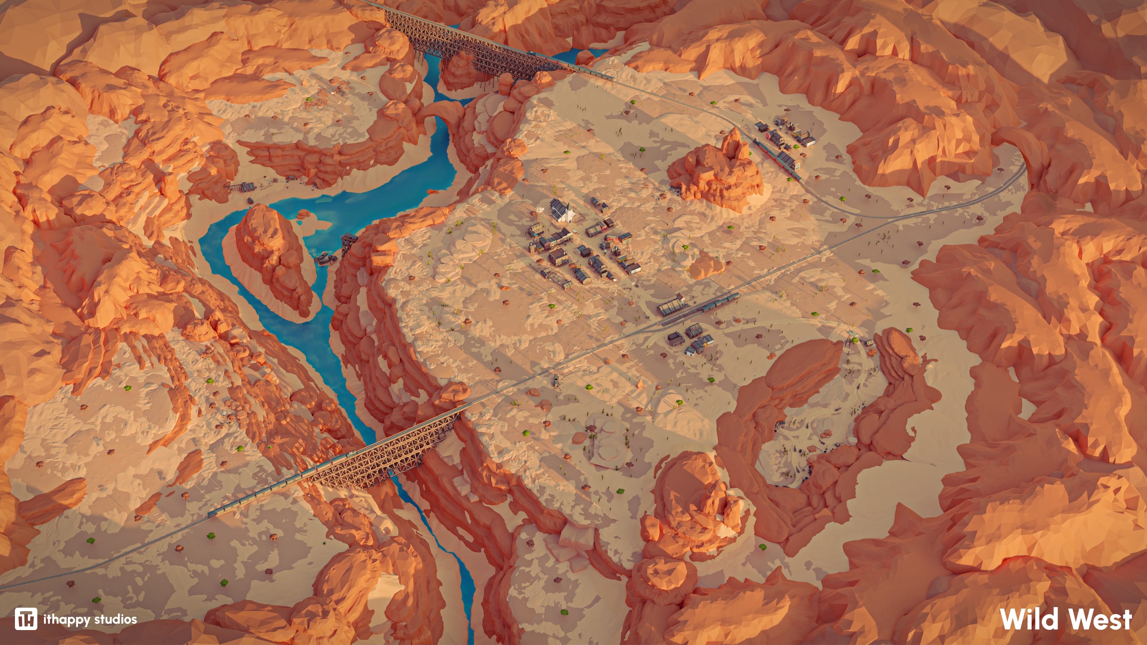 Wild West Low Poly 3D Asset Pack for Unity Games | 410 Models