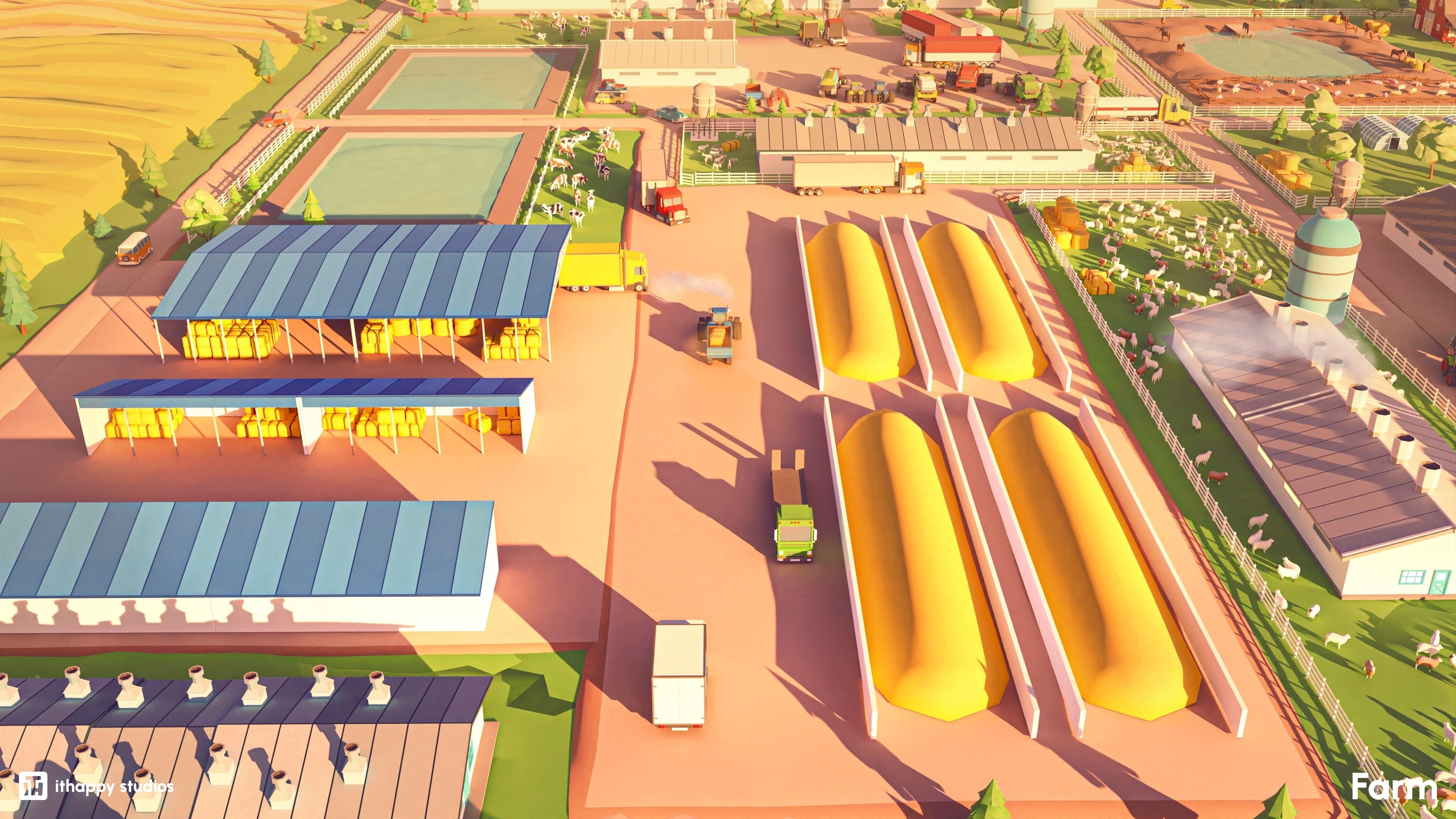 Farm 3D Asset Pack | Low Poly Models for Farm Games