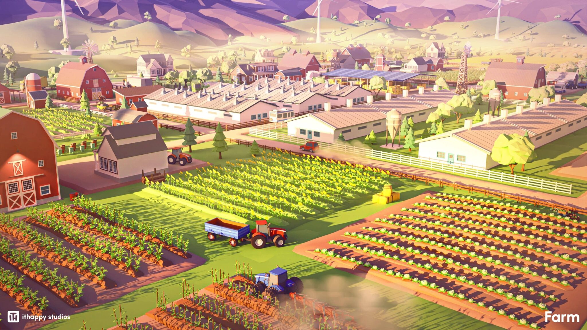 Farm 3D Asset Pack | Low Poly Models for Farm Games