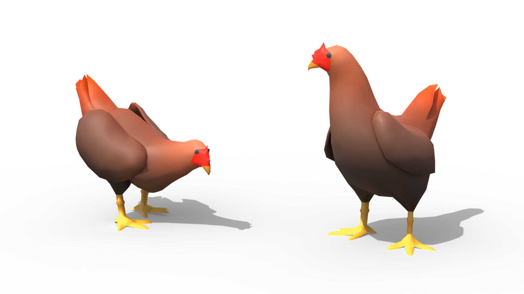 Animals FREE Low-Poly 3D Models Pack - ITHappy Studios