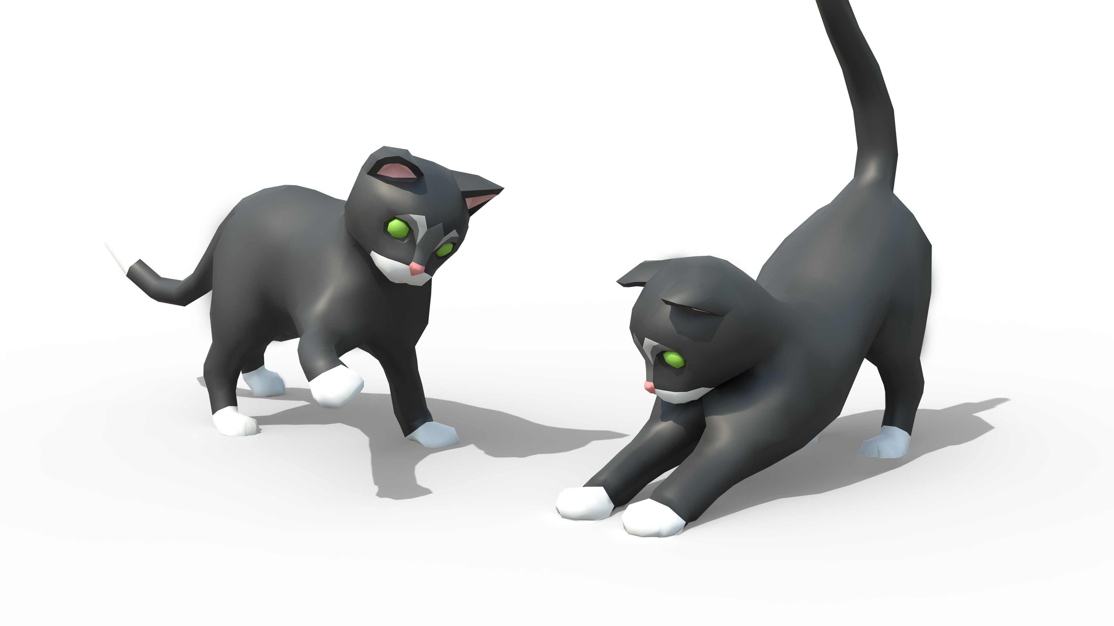 Animals FREE Low-Poly 3D Models Pack - ITHappy Studios